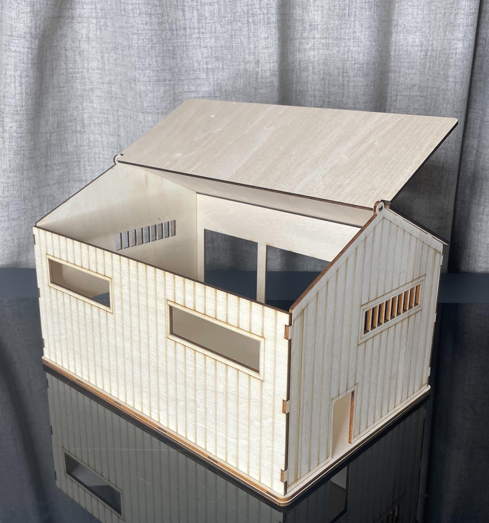DIY Kids Car Garage Kit: Unfinished Wood Toy, Art Project - Etsy