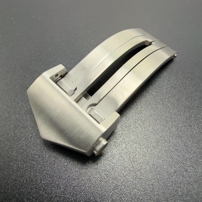 Racing Style Leather Watch Strap With Deployment Clasp: Fits Omega ...