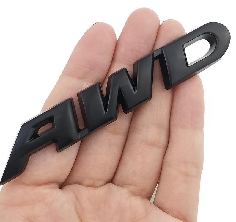 3D Metal AWD Badge Sticker | 4WD Emblem for Toyota, Subaru, Honda Suvs ...