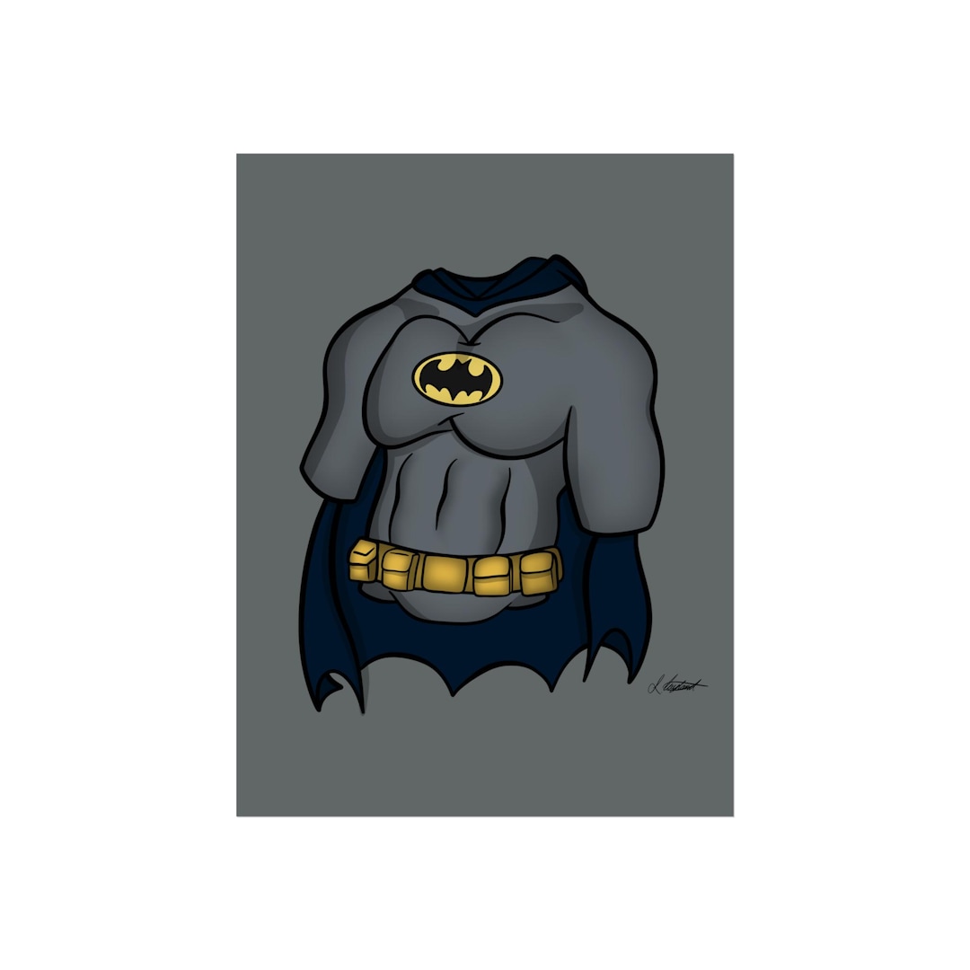 The batman Torso Poster - Etsy