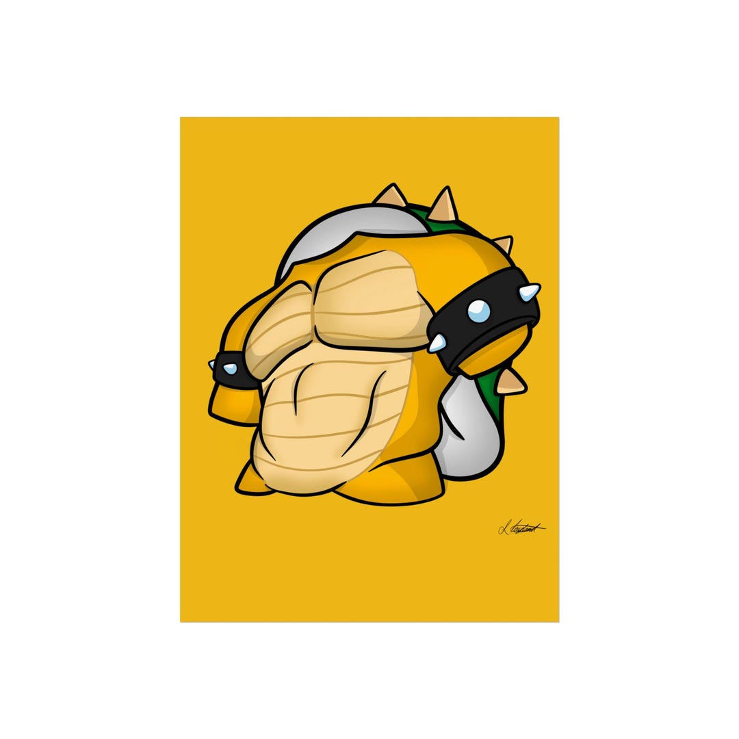 The bowser Torso Poster - Etsy