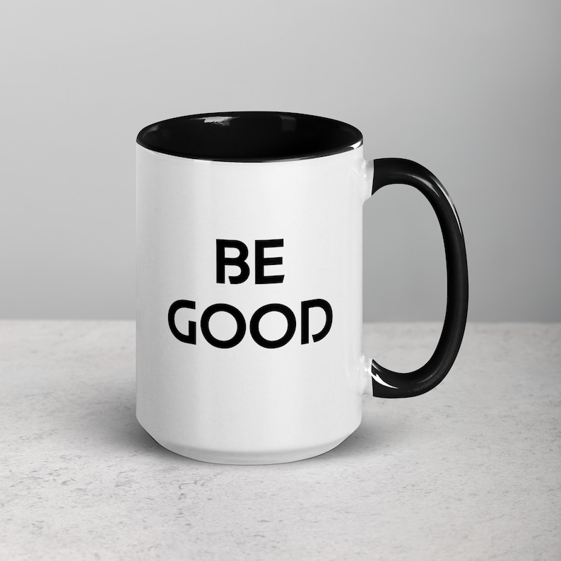 Be Good Mug, Renee Nicole Good Protest Art, Two-tone Ceramic, Coffee ...