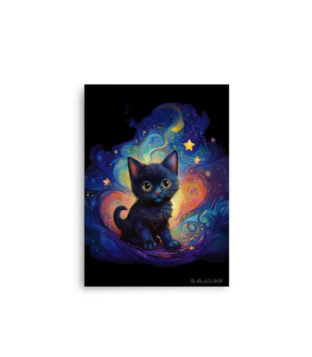 Art Print, Space Kitten, Adorable Cats, Cute Cat Collection, Black Cats ...
