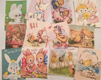 Vintage Easter Tags | Etsy