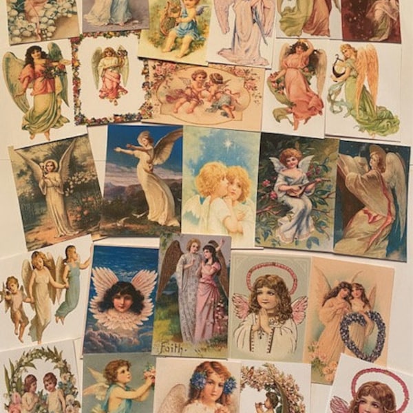 Victorian Angel Stickers - Etsy
