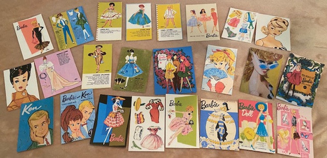 Vintage Barbie Gift Tags/die Cuts/mixed Media 48 Vintage Style - Etsy