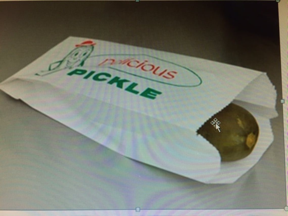 Pickle Bags 100 Bags With Retro Graphics 100 Pickle Bagsthese - Etsy