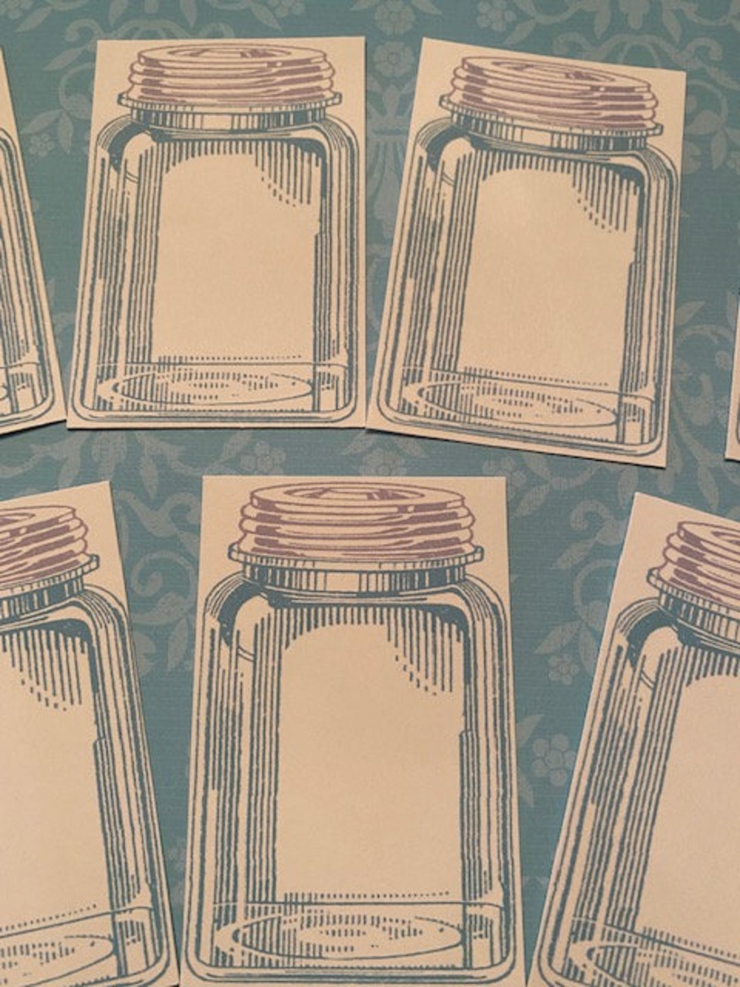 Vintage Style Mason Jar Gift Tag-12 Apothecary-craft-gifting-canning ...