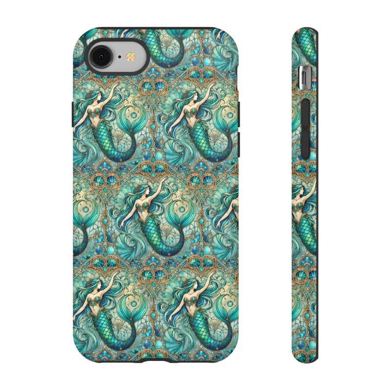 Stained Glass Mermaid Design, Mermaidcore Gift, Y2K Iphone, iPhone 16 ...