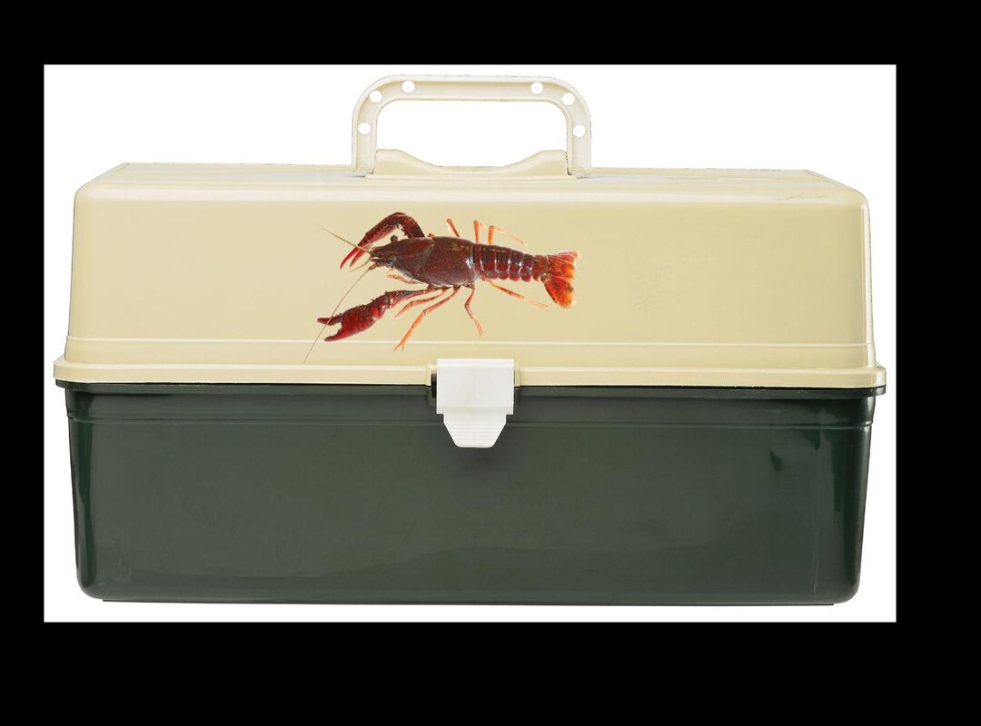 Crawfish Fishing Decal – Waterproof Vinyl Sticker for Coolers, Boats ...