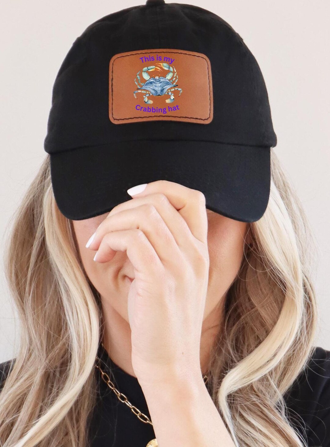 Blue Crab Dad Hat: 'this is My Crabbing Hat' - Fisherman Gift - Etsy