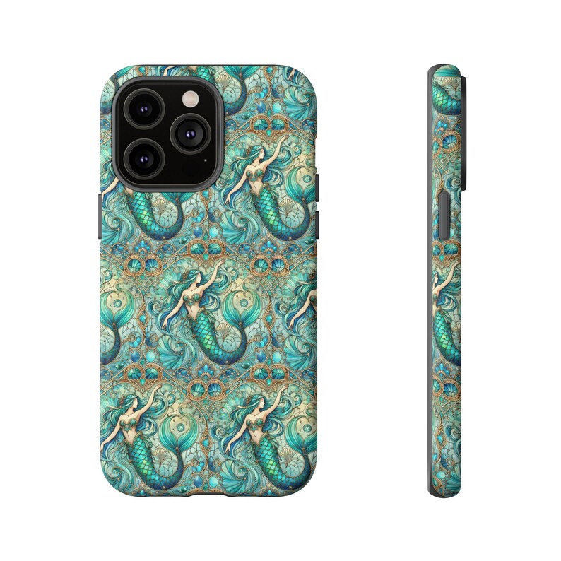 Stained Glass Mermaid Design, Mermaidcore Gift, Y2K Iphone, iPhone 16 ...