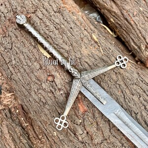 Handcrafted Scottish Claymore Damascus Steel Replica Sword – Authentic ...