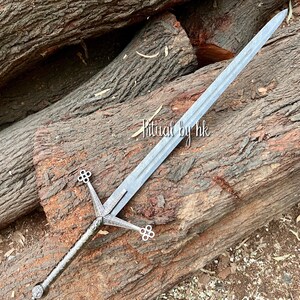 Handcrafted Scottish Claymore Damascus Steel Replica Sword – Authentic ...