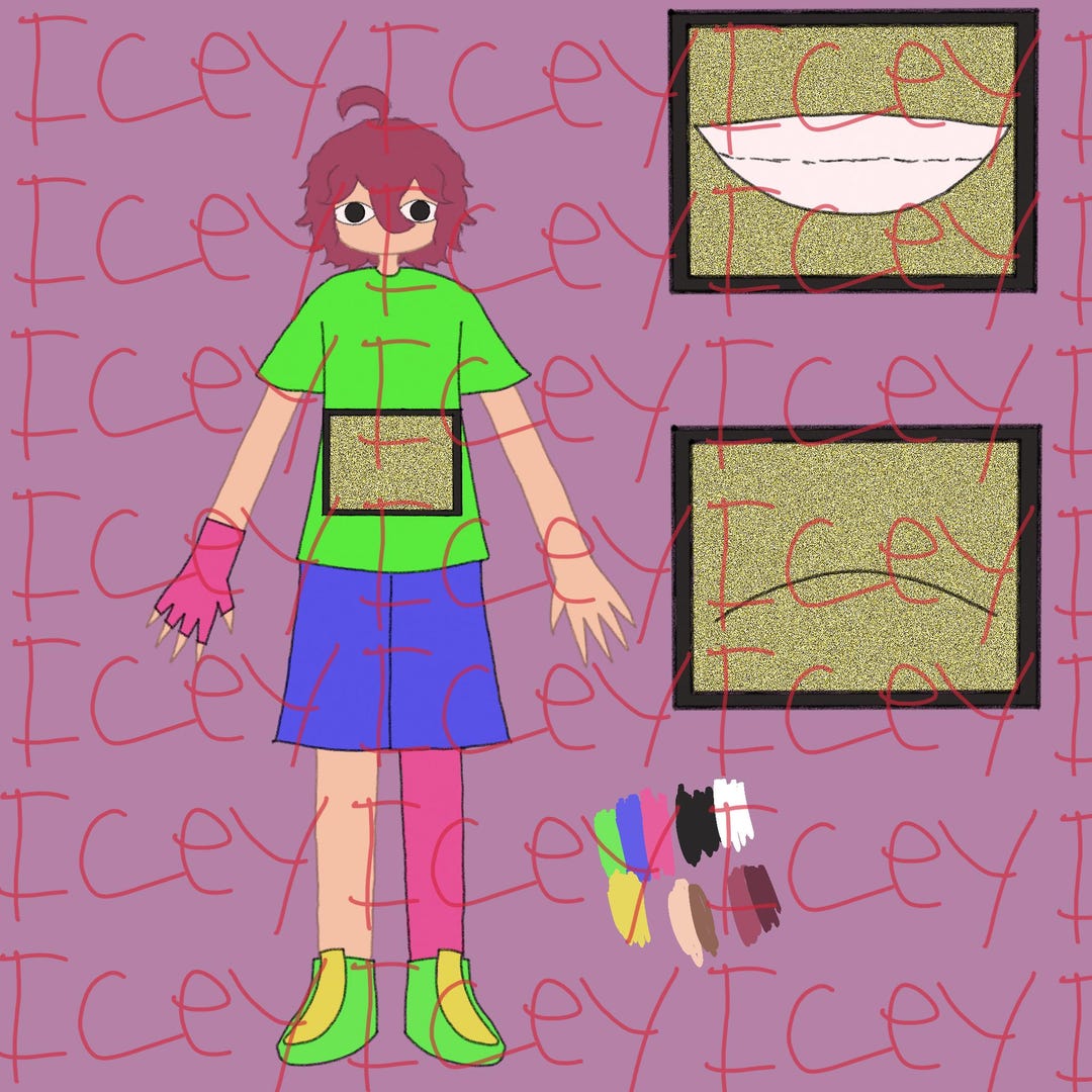 Remade Adoptable Weirdcore Oc - Etsy