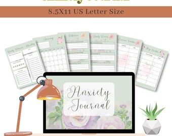 Mental Health Journal | Mood Tracker | Daily Gratitude Planner | Self ...