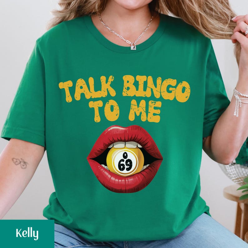 Talk Bingo to Me T-shirt: Funny O69 Bingo Shirt - Etsy