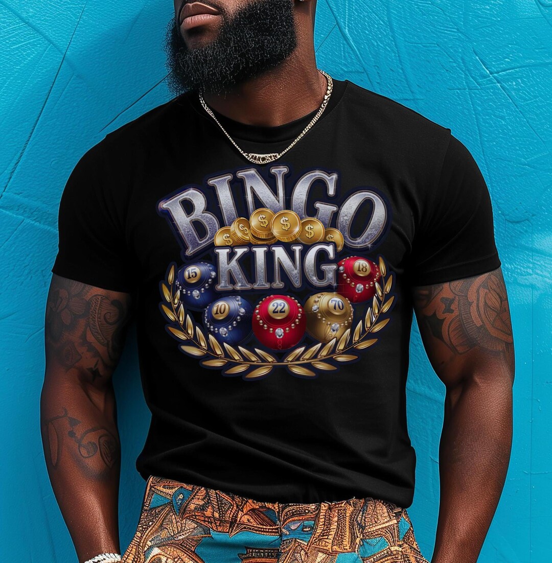 Bingo King, Bingo Tshirts, Bingo Party Shirt, Bingo Fan, Bingo Gift, Bingo Lovers Tshirt, Bingo ...