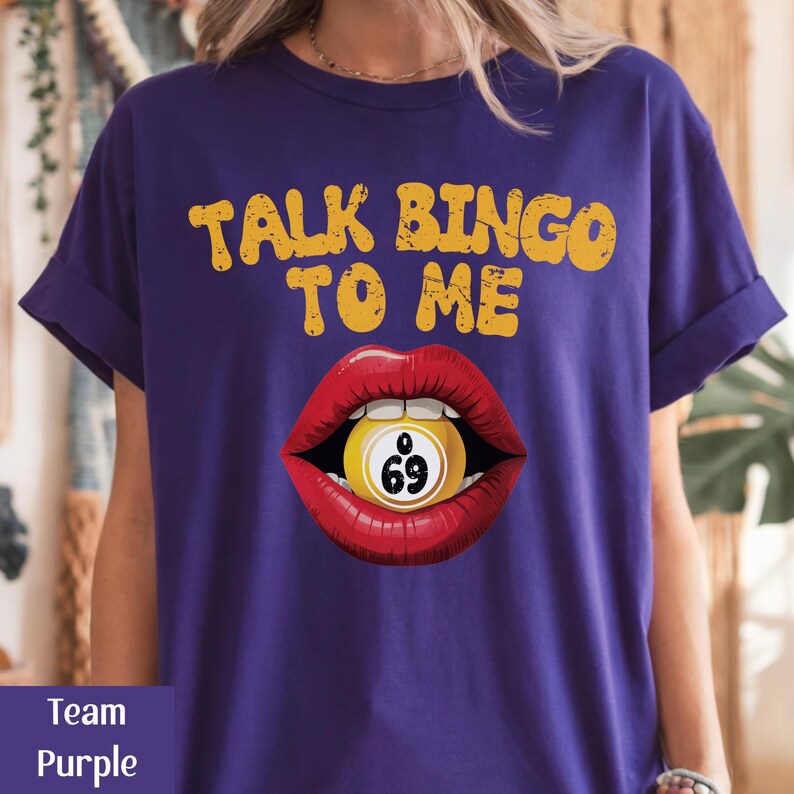 Talk Bingo to Me T-shirt: Funny O69 Bingo Shirt - Etsy