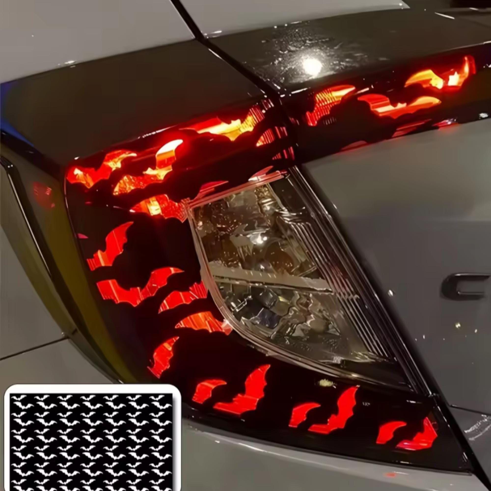 Car Light Stickers Universal Bats Taillight Vinyl Film - Etsy