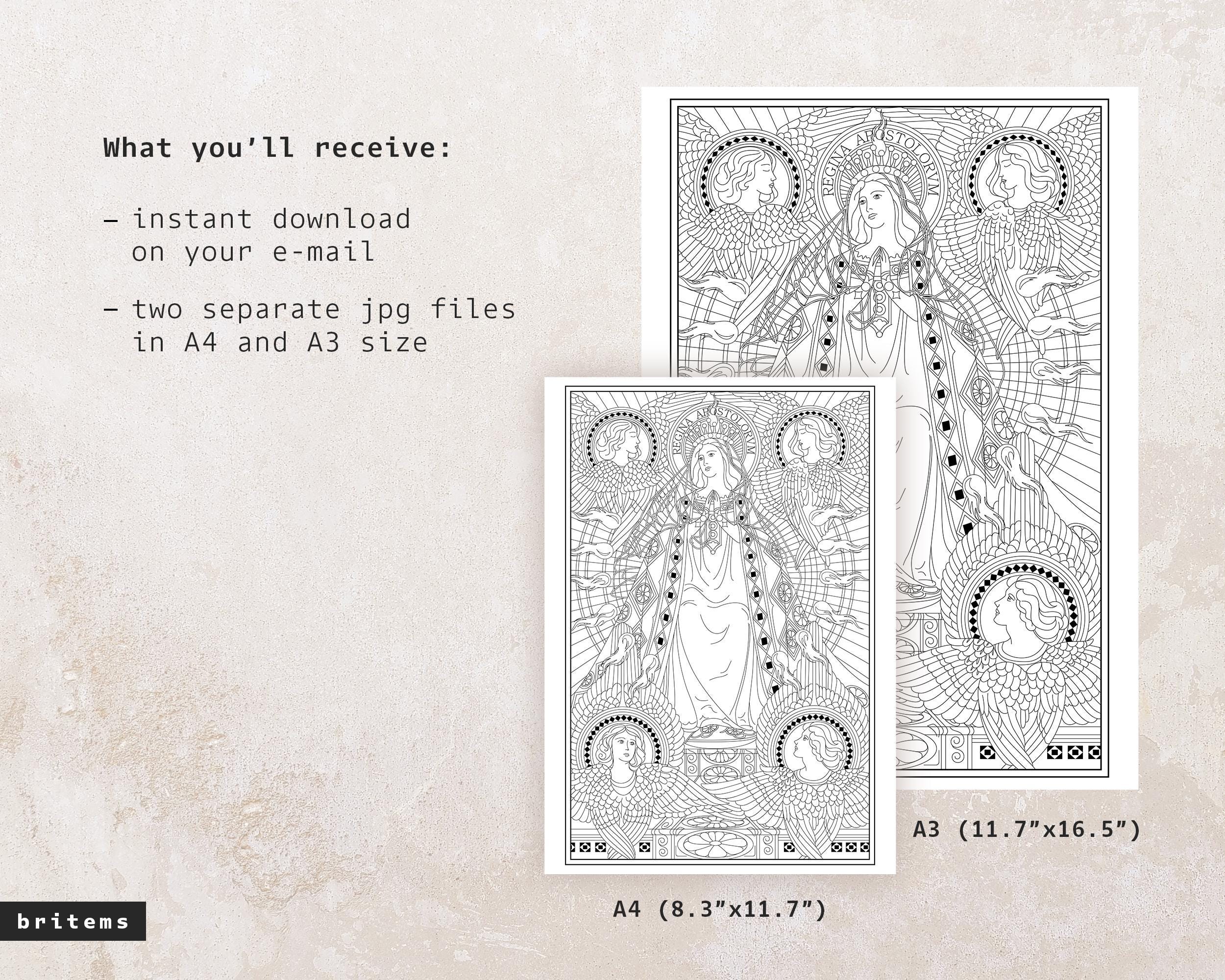 Regina Apostolorum, Litany of Loreto, Ezio Anichini, Mary, Angel ...