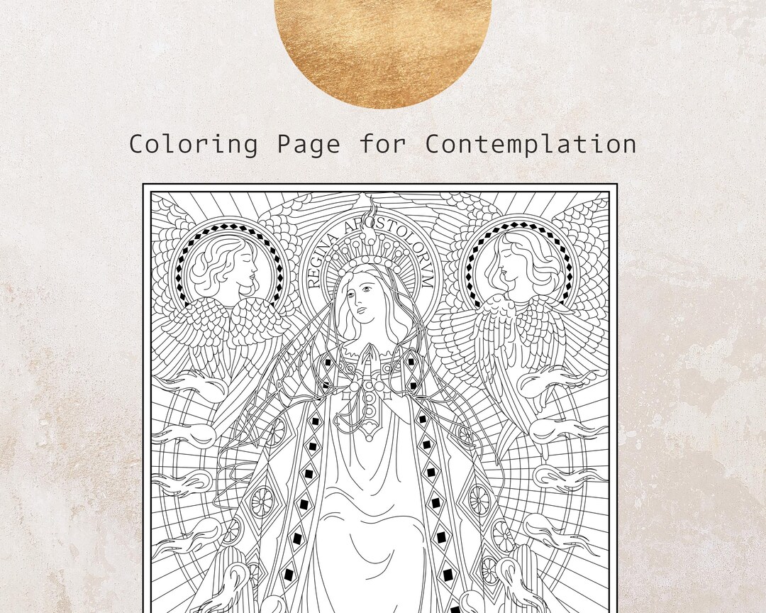 Regina Apostolorum, Litany of Loreto, Ezio Anichini, Mary, Angel ...