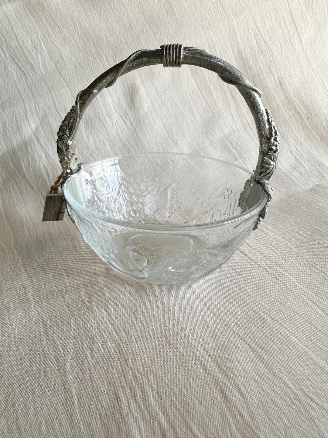 Vintage Candy Dish – Brescia Peltro Pewter Grapes Handle - Art Deco - Etsy