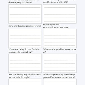 Employee One-on-one Meeting Template | Editable Canva Design | Instant ...