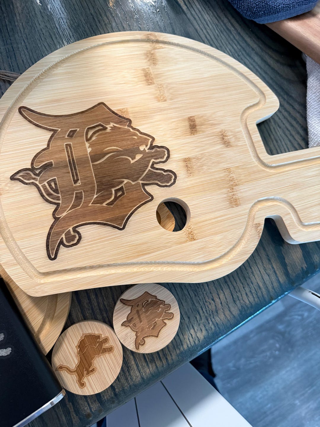 Custom Football Cutting Board - Etsy