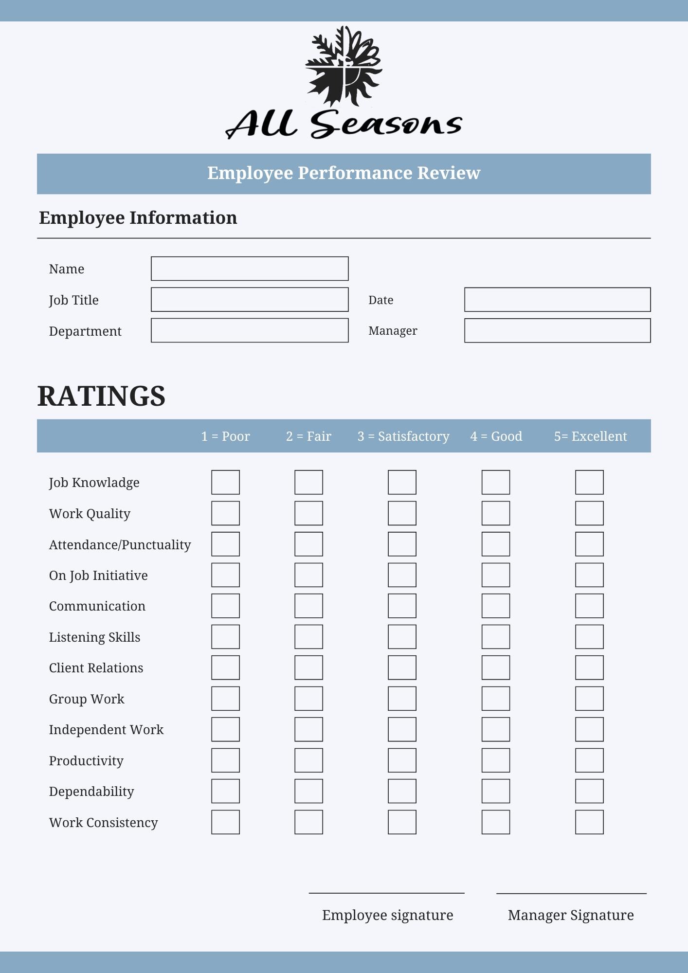 Employee One-on-one Meeting Template | Editable Canva Design | Instant ...