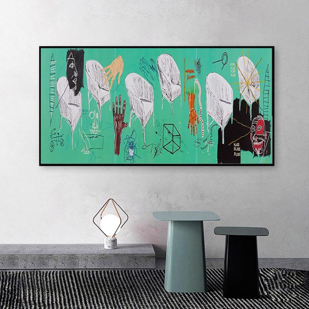 Chair-jean Michel Basquiat,giclee Fine Art Prints,king of Street Art ...