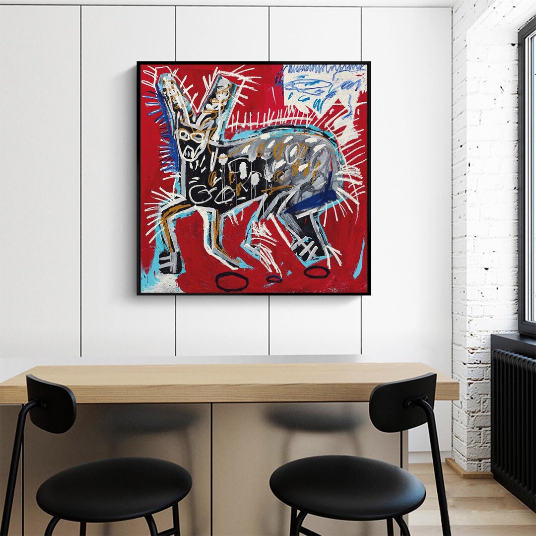 Red Rabbit-jean-michel Basquiat,fine Art Prints,king of Street Art ...
