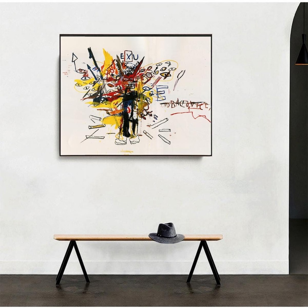 Exu-jean-michel Basquiat,fine Art Prints,king of Street Art,exhibition ...