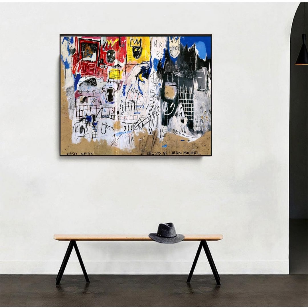 Crowns -jean-michel Basquiat,fine Art Prints,king of Street Art ...