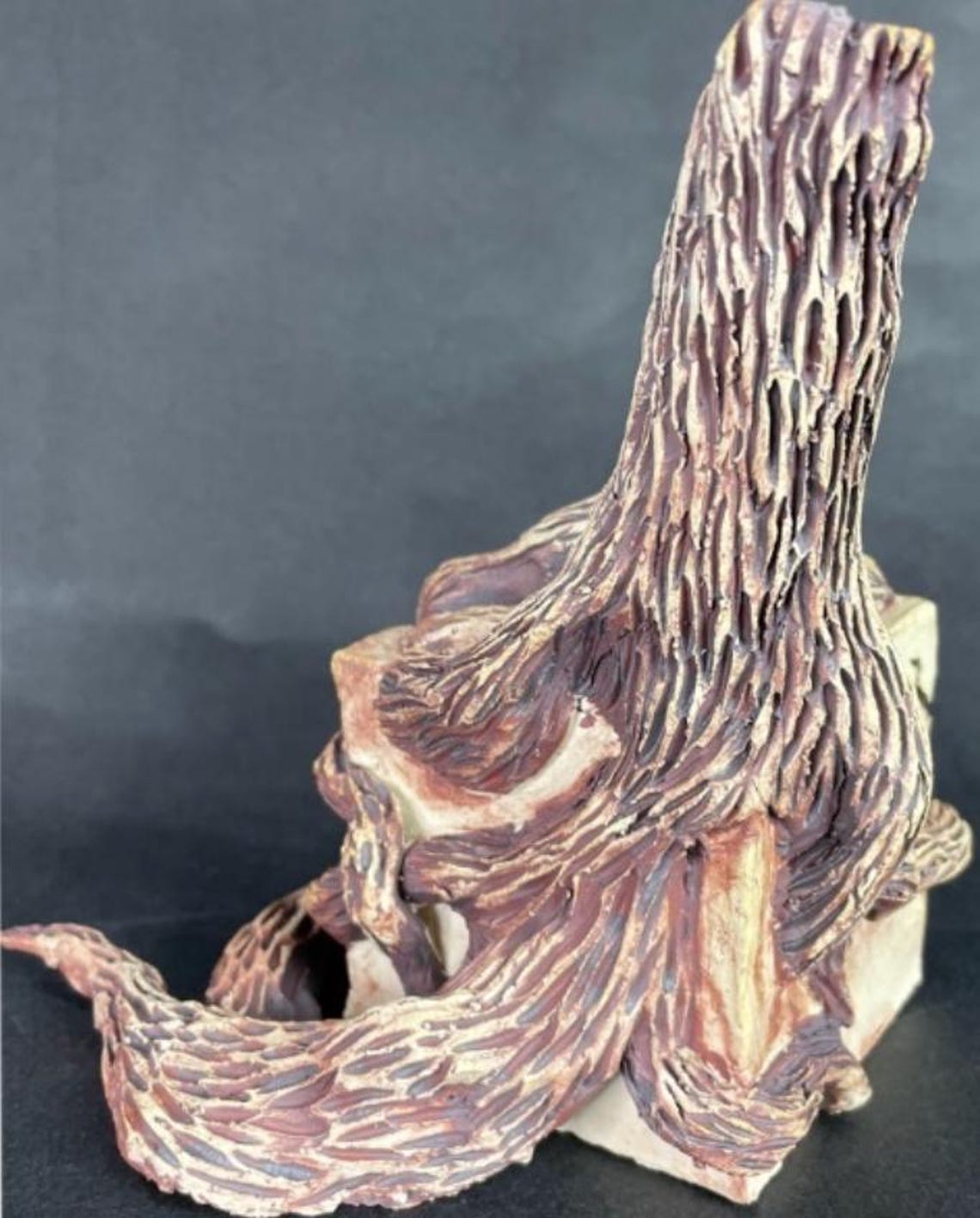 Tree Trunk Sculpture, Tree Roots Sculpture, Ceramic Sculpture - Etsy