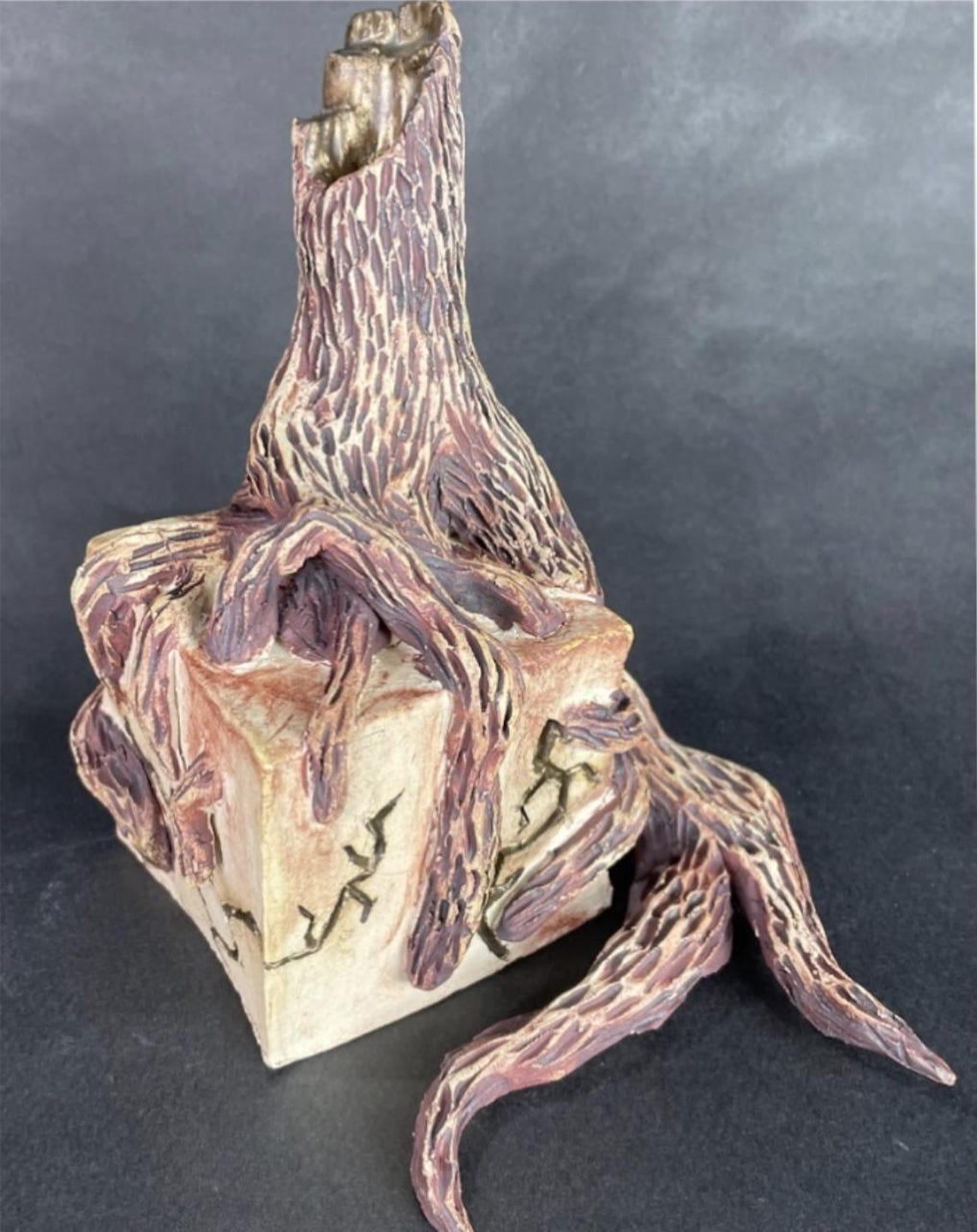 Tree Trunk Sculpture, Tree Roots Sculpture, Ceramic Sculpture - Etsy