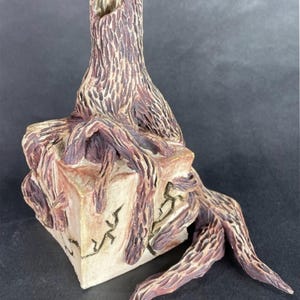 Tree Trunk Sculpture, Tree Roots Sculpture, Ceramic Sculpture - Etsy
