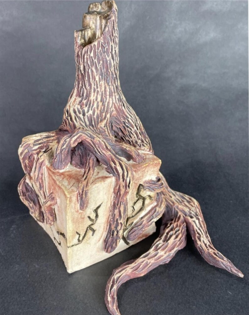 Tree Trunk Sculpture, Tree Roots Sculpture, Ceramic Sculpture - Etsy