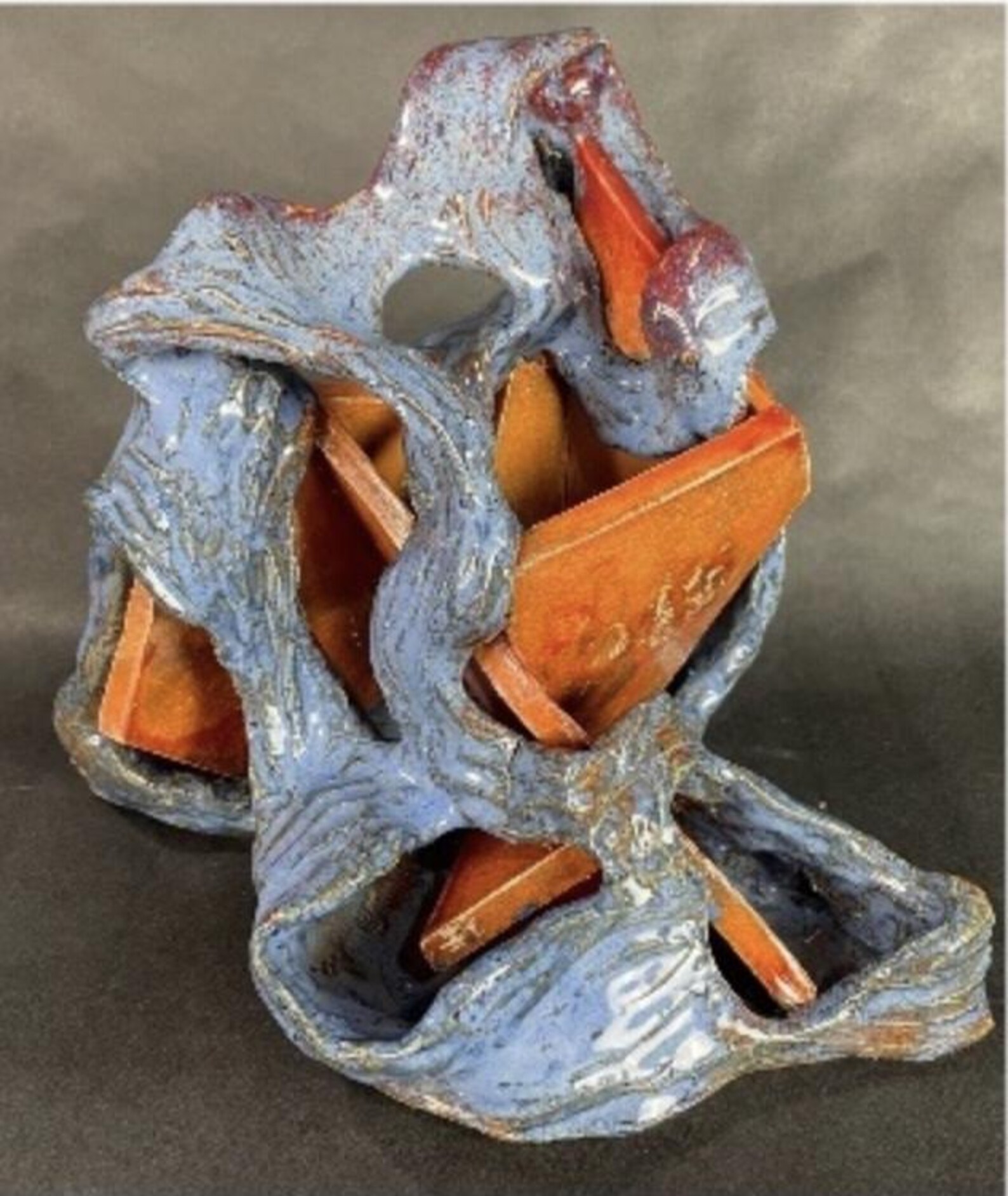 Abstract Ceramic Sculpture, Shipwreck Sculpture, Medium Sized Sculpture ...