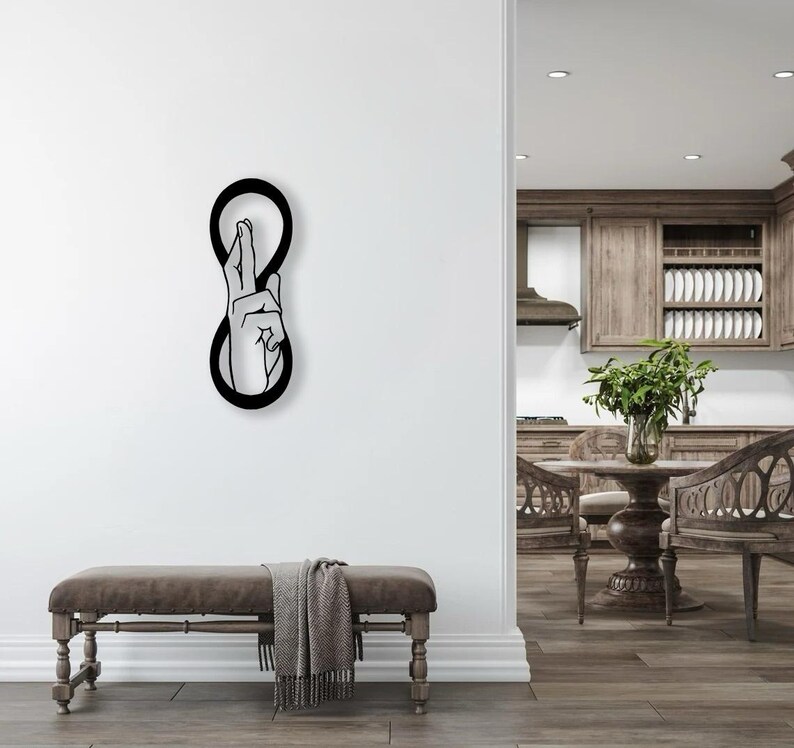 Infinity Luck Symbol Art, Digital Download, Lucky Charm Wall Decor ...