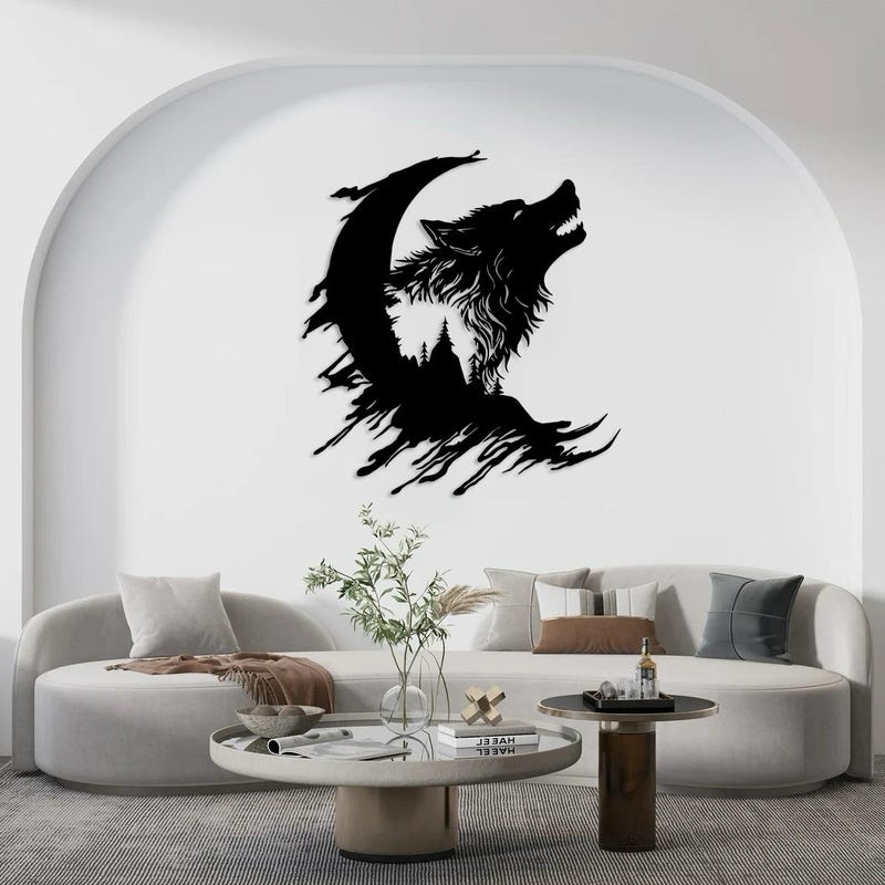 Wolf Wall Decor - Etsy