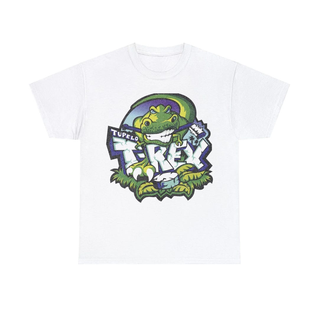 Tupelo T-rex Hockey 1998 Nostalgic Logo T-shirt - Etsy