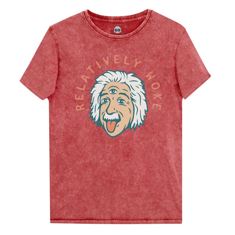 Relativity Denim T-shirt: Albert Einstein Retro Science Tee - Etsy