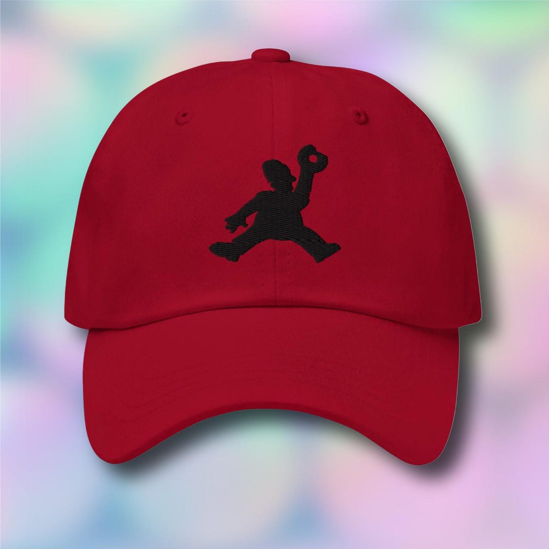 Air Donut Embroidered Hat: the Simpsons Michael Jordan Parody - Etsy