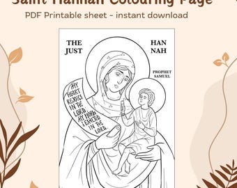 Saint Moses the Ethiopian | Orthodox Colouring Page | Printable | PDF ...