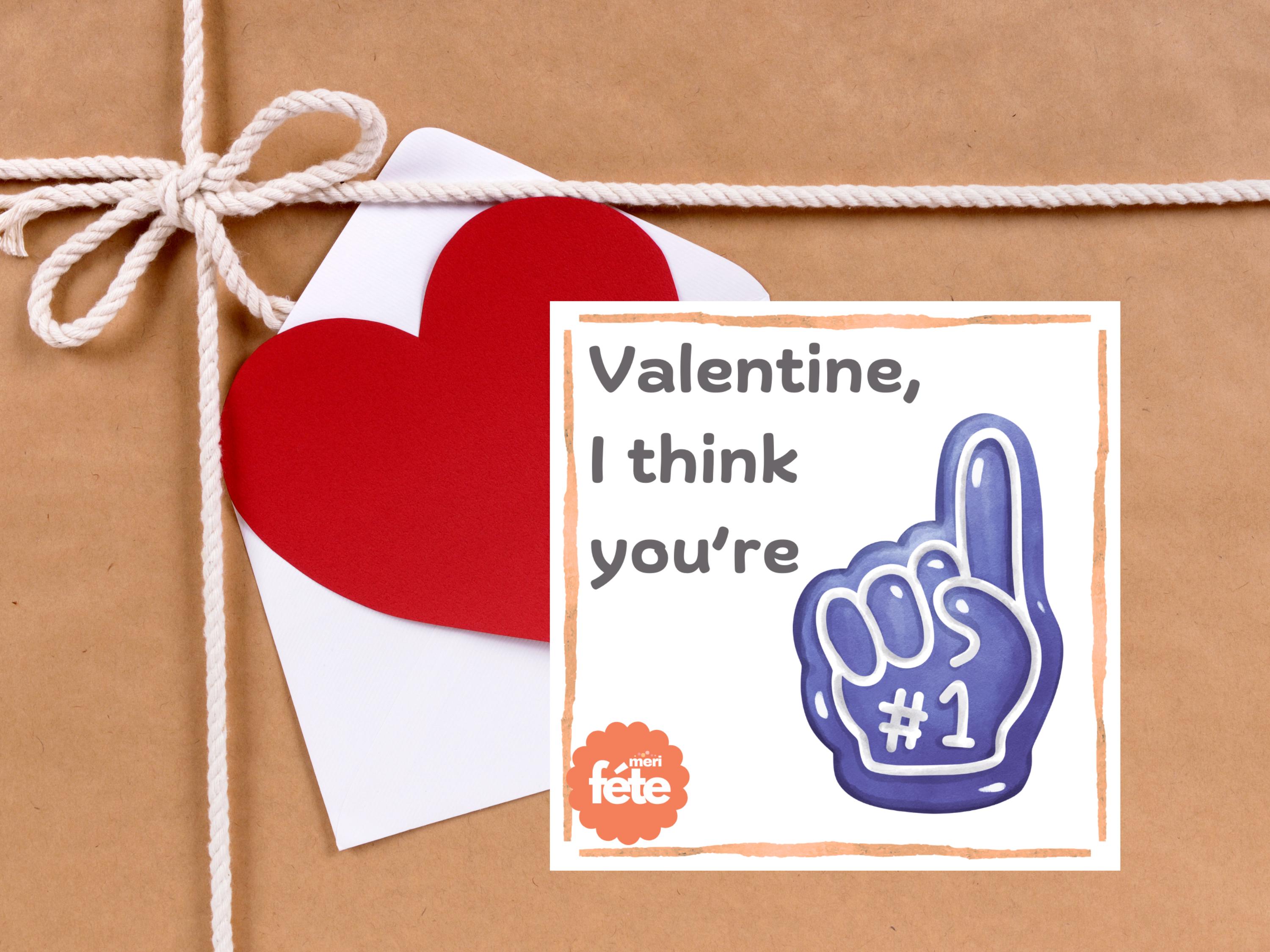 Valentine, PNG, Printable Valentine, Printable Stationery, Sports ...