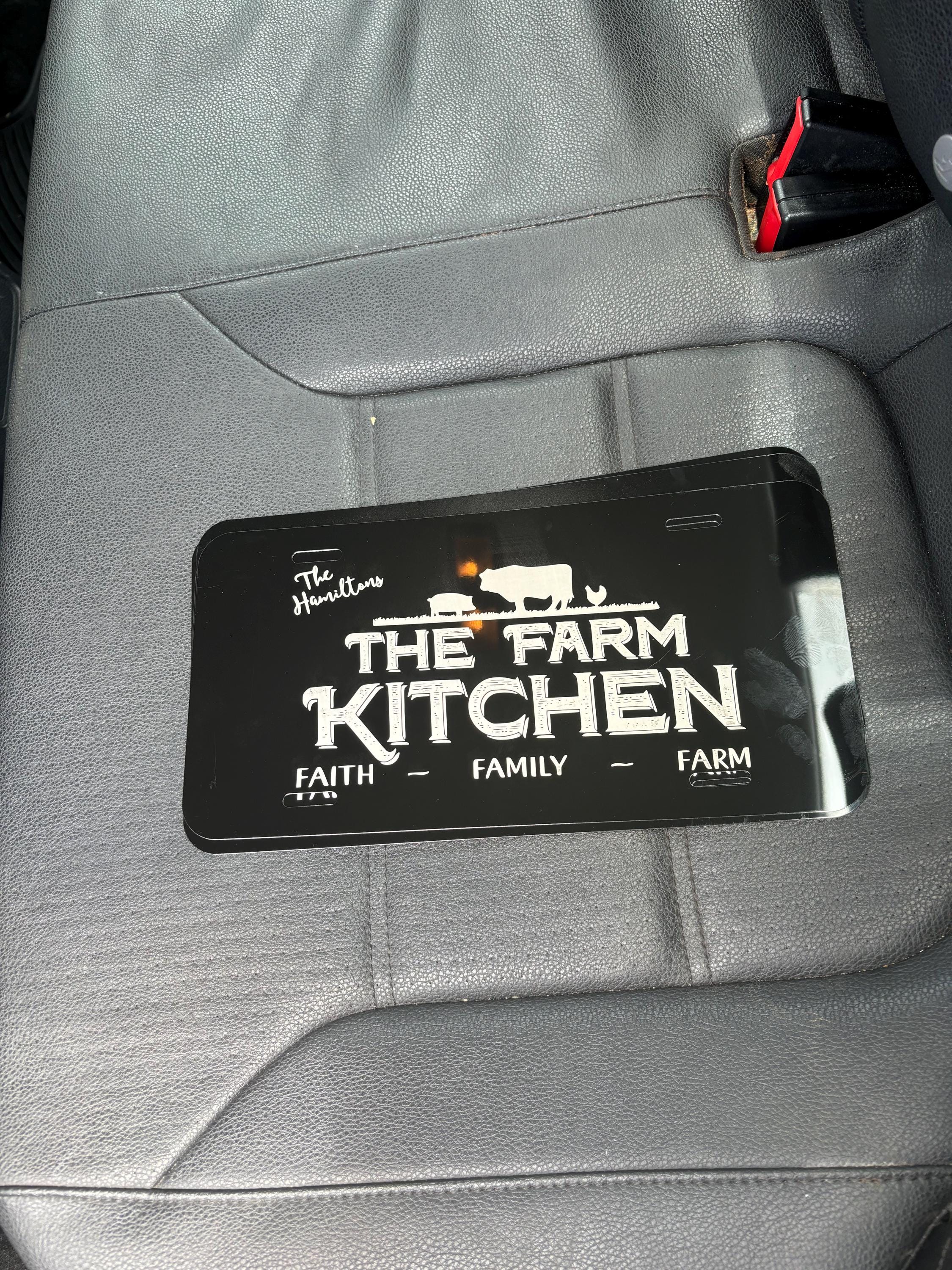 Custom Laser Engraved License Plate Logos for Local Businesses. - Etsy