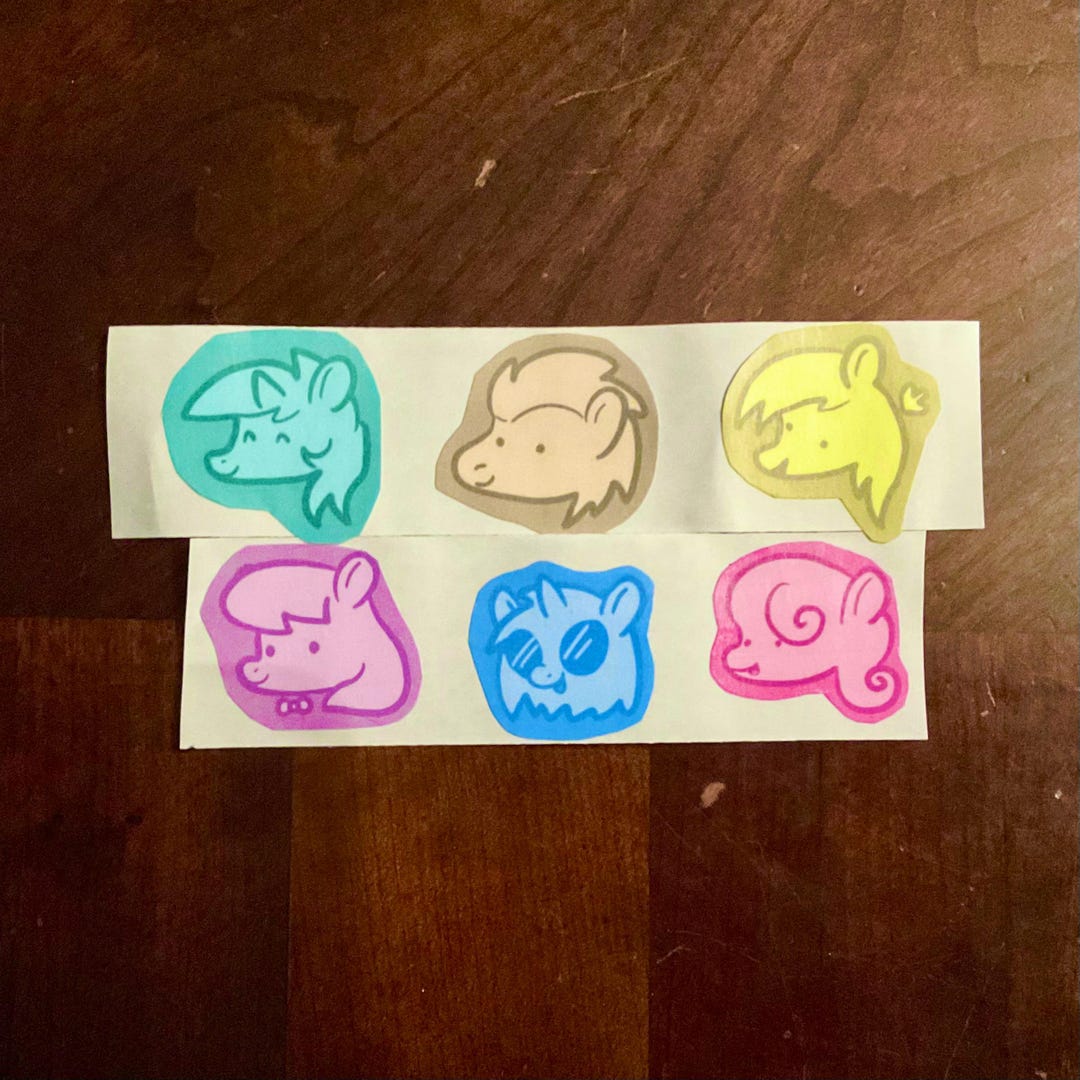 MLP BG Ponies Sticker Pack - Etsy