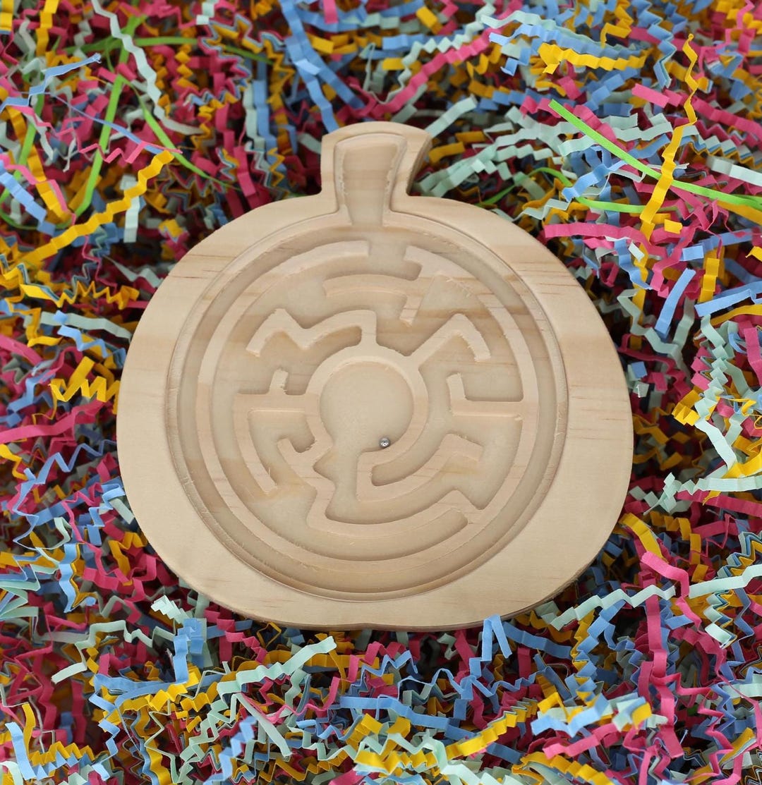 Fall Maze Game – Wooden Tilt Maze With Steel Ball | Screen-free Fun for ...
