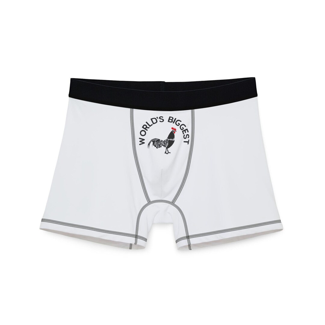 World's Biggest Men's Boxer Briefs - Funny Rooster Design - Etsy